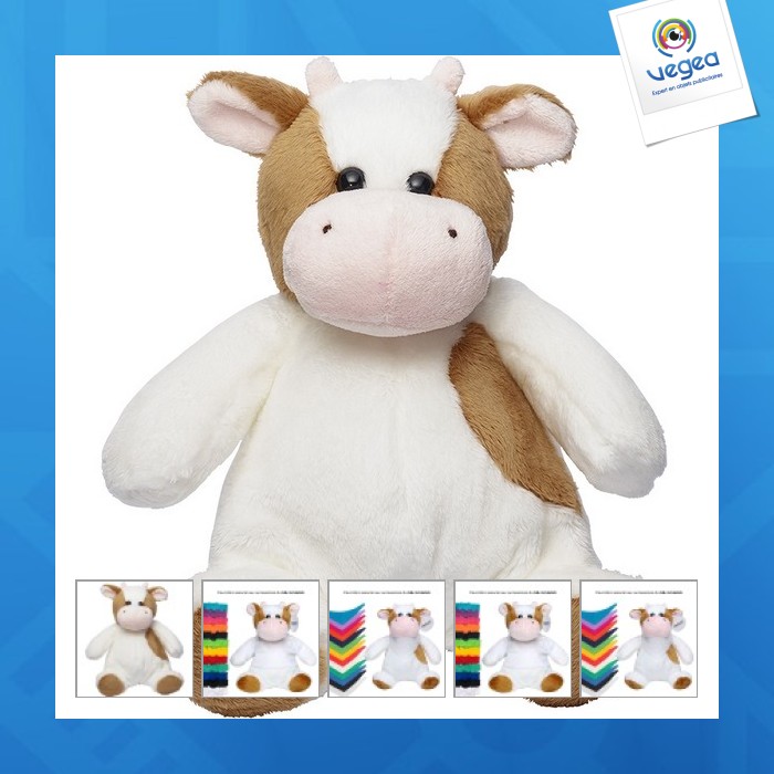 Peluche de vaca personalizable | Objeto publicitario | 00032V0132903